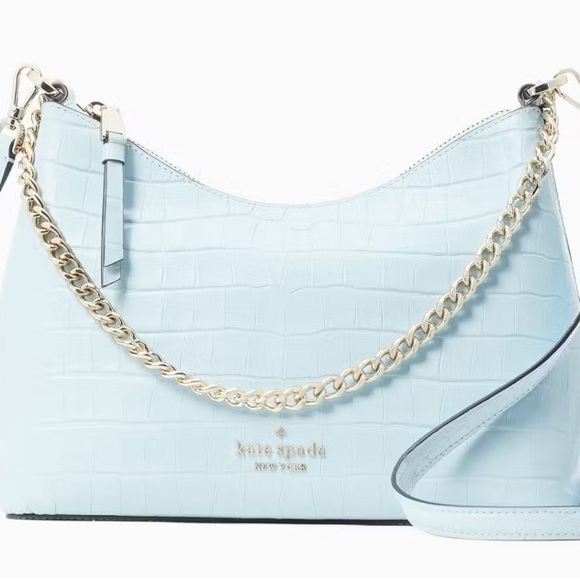 kate spade | Bags | Kate Spade Zippy Croc Embossed Convertible ...